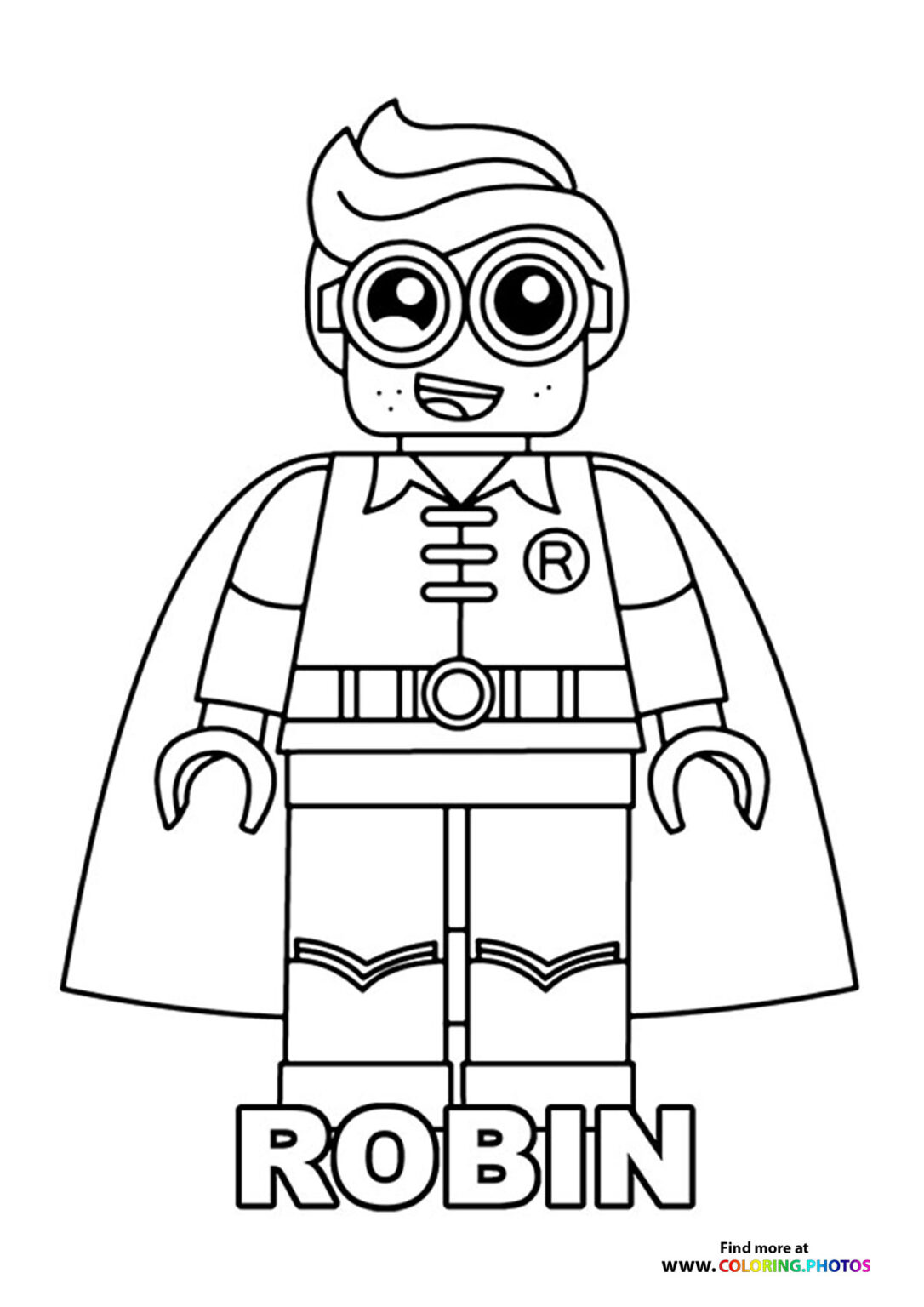 Lego Deadpool - Coloring Pages for kids
