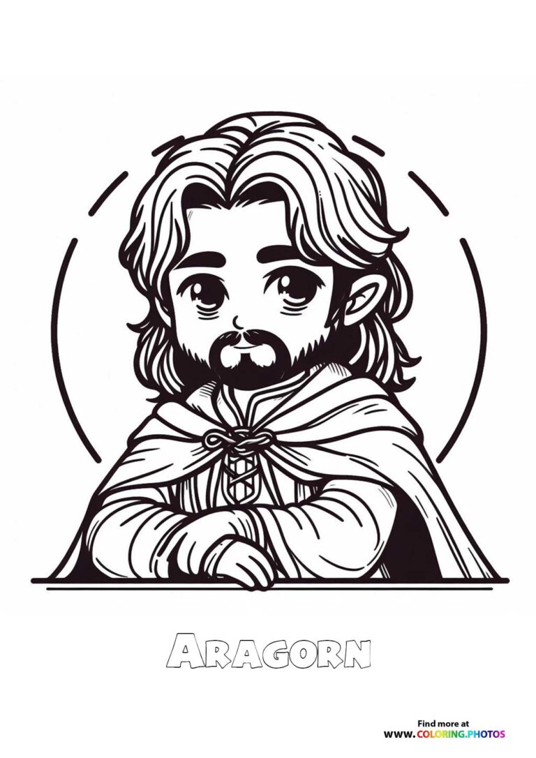 Little Aragorn - Coloring Pages for kids