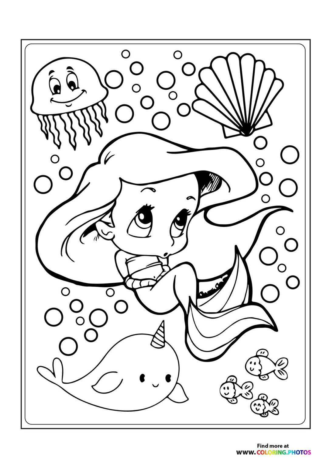 Disney princesses - Coloring Pages for kids | 100% free print or download