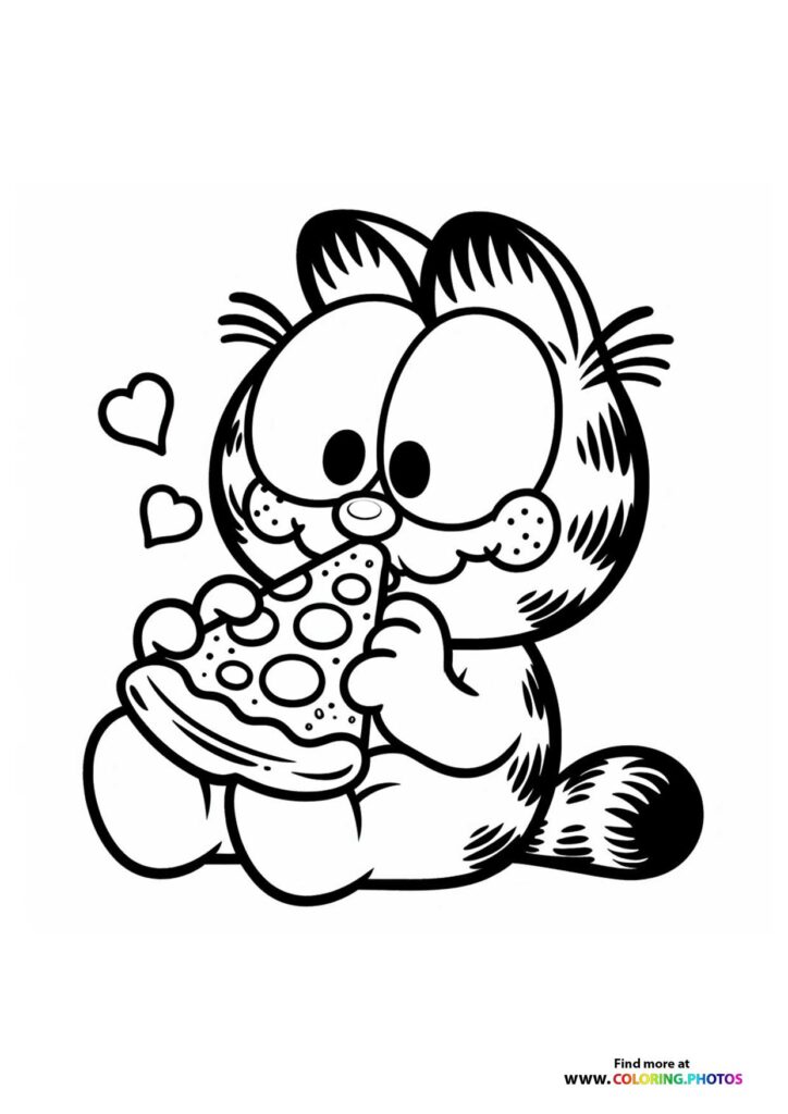 Free Garfield Movie Coloring Pages | Download & Print for Kids