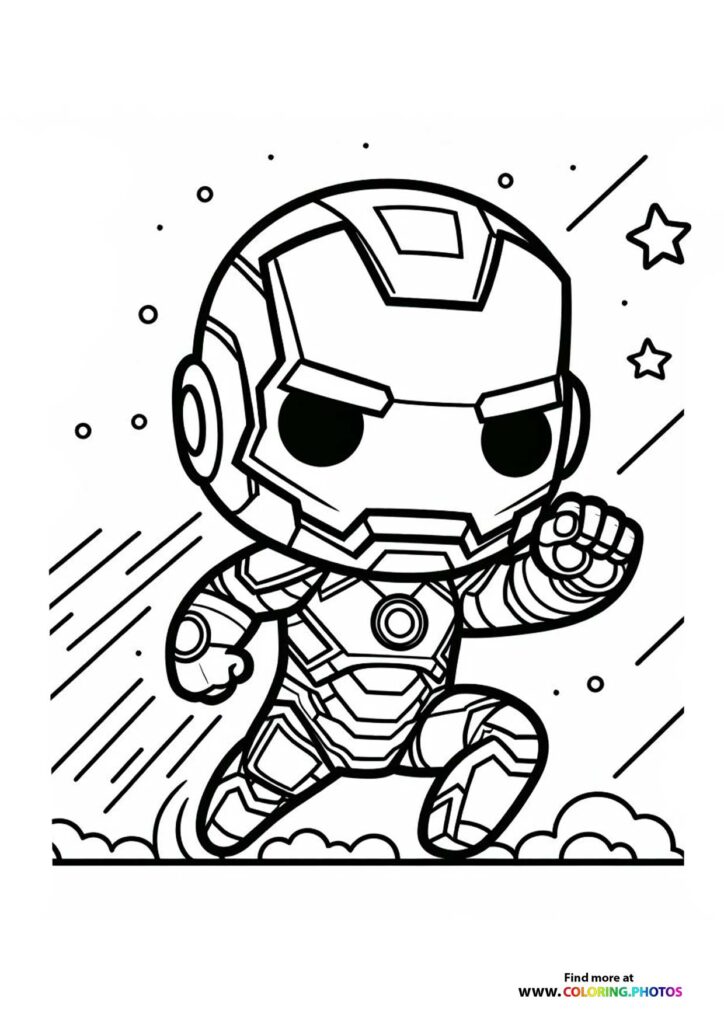 Iron Man - Coloring Pages for kids