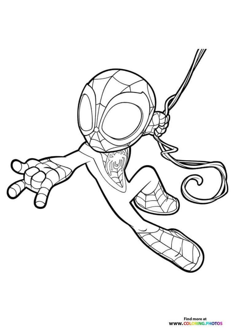 Free Miles Morales Coloring Pages - Coloring Pages for kids