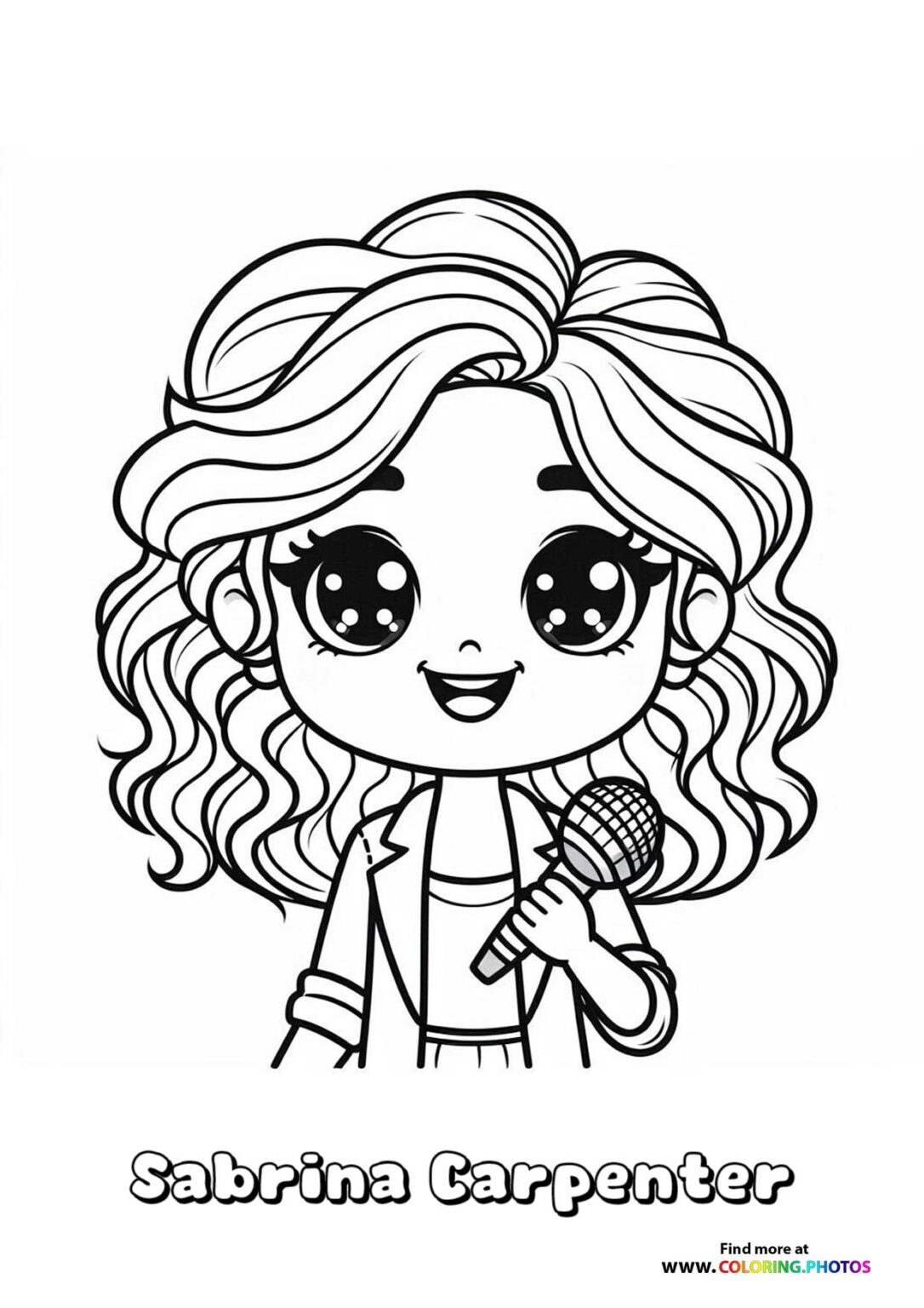 Sabrina Carpenter - Coloring Pages for kids
