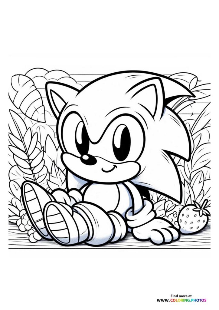 Free Sonic the Hedgehog Coloring Pages: Printable PDFs for Kids