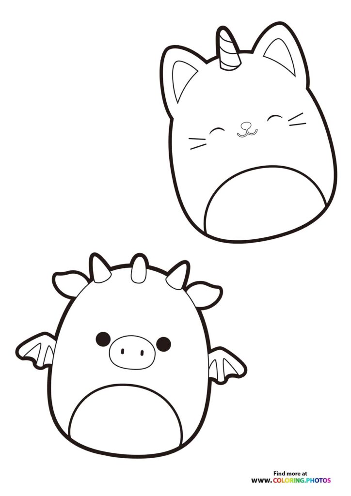 Little Squishmallow - Coloring Pages for kids
