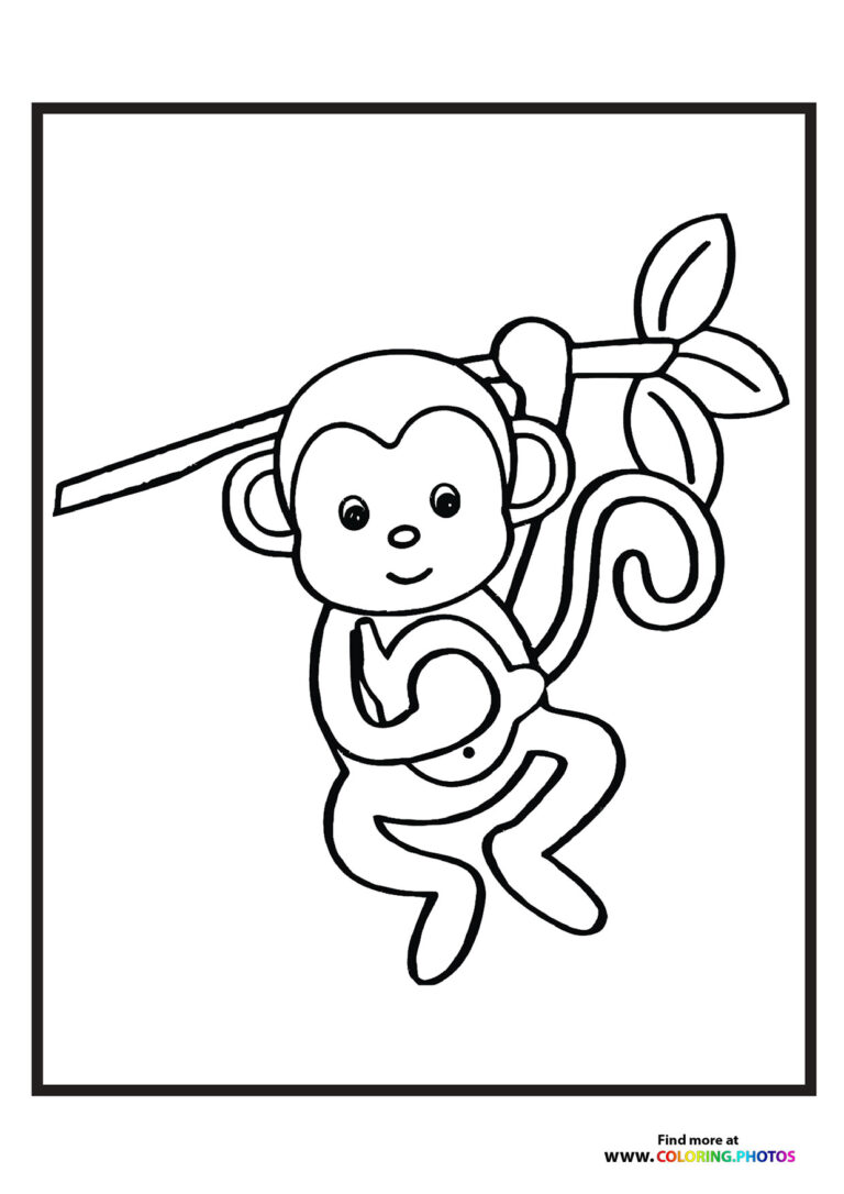 Zoo animals - Coloring Pages for kids | Free and easy print or download