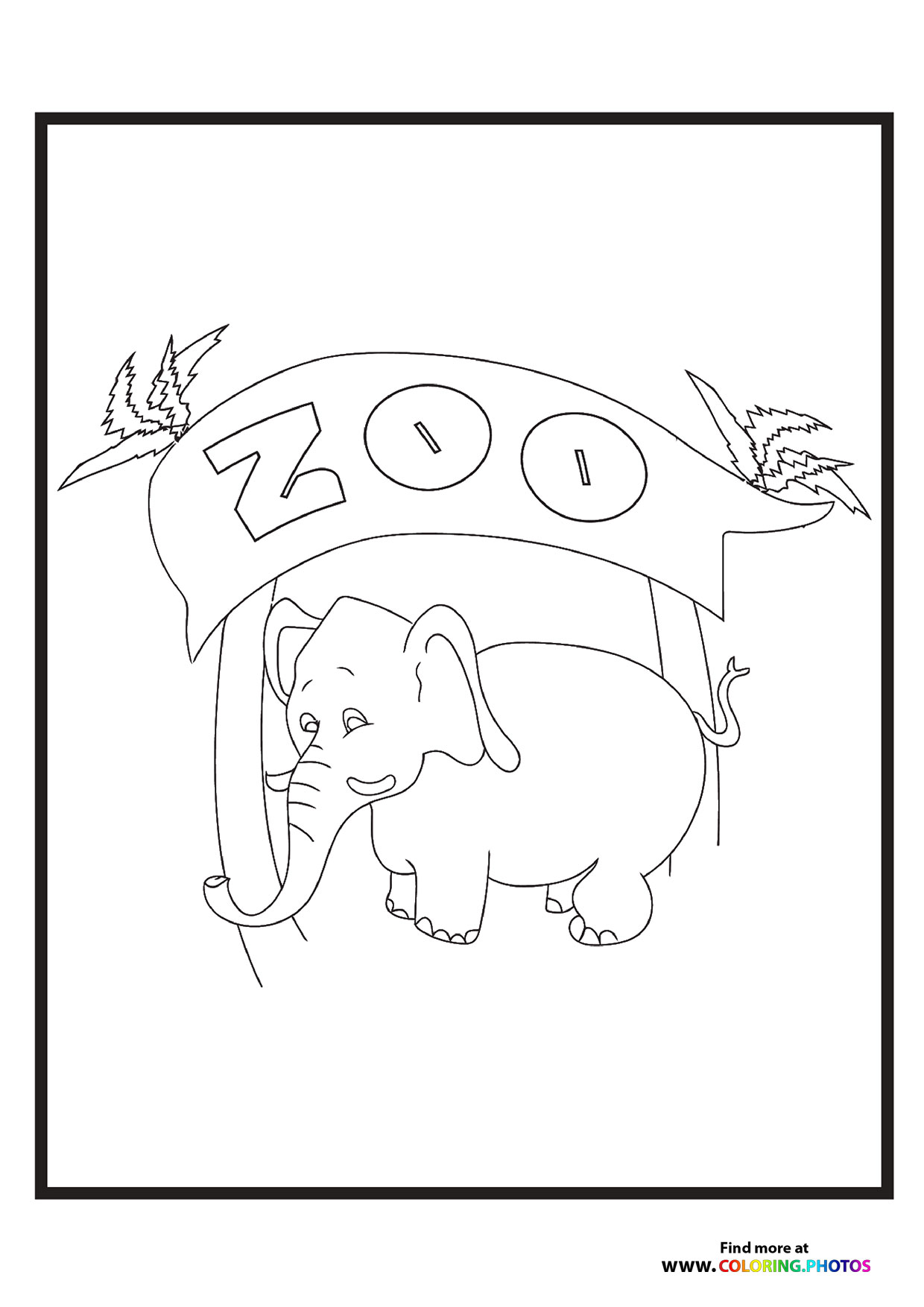 Free Coloring Pages For Kids Zoo Animals Free Coloring Pages For Kids Zoo Animals