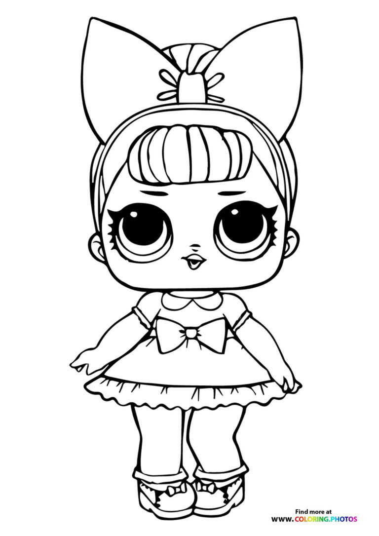 Lol doll Sleeping bb - Coloring Pages for kids
