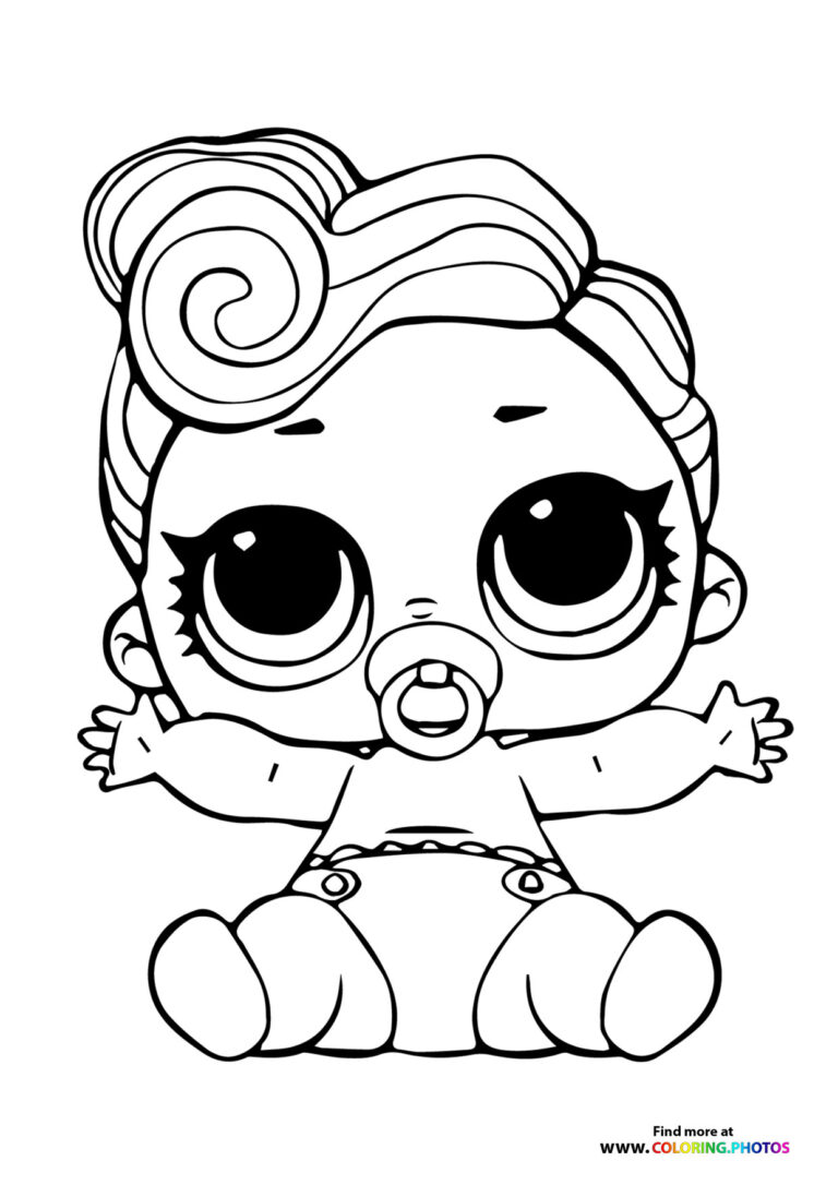 Lol doll Jitterbug - Coloring Pages for kids