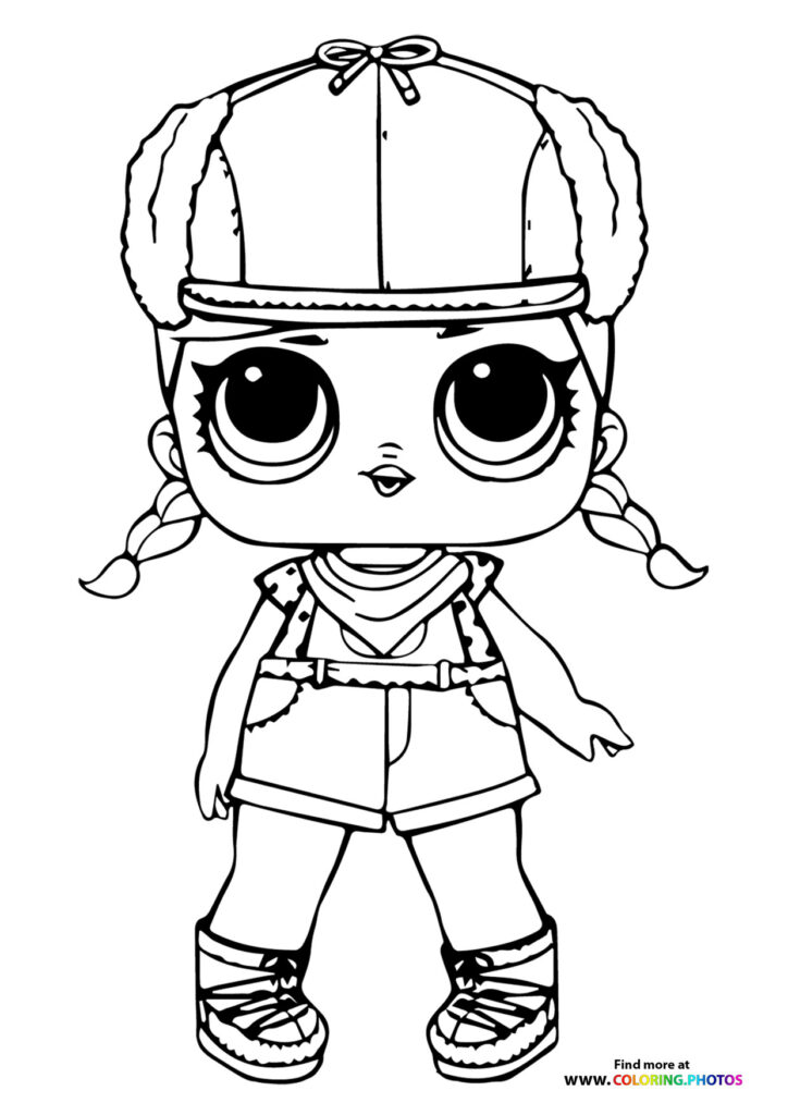 Lol doll Kitty queen - Coloring Pages for kids