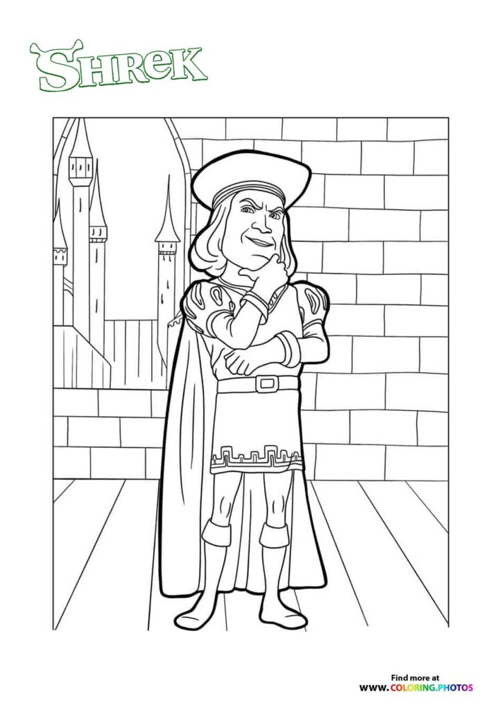 Lord Farquaad from Shrek - Coloring Pages for kids