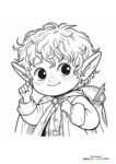 Lord of the Rings hobbit - Coloring Pages for kids