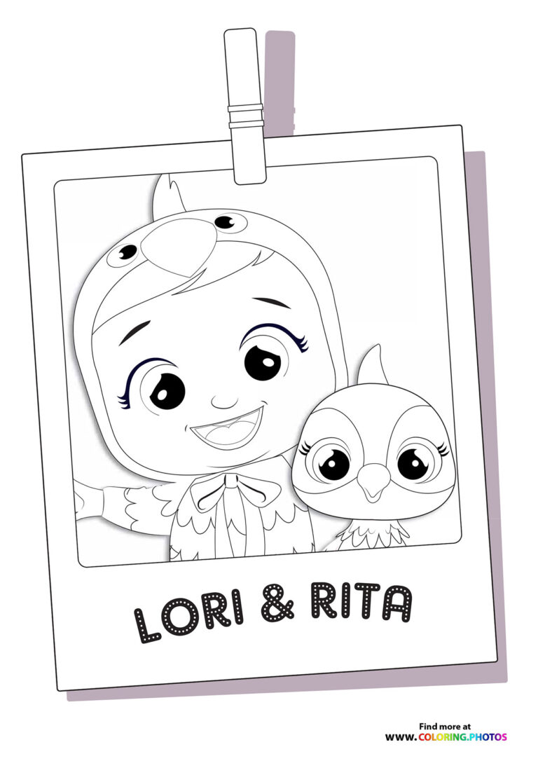 Ari - Cry Babies - Tutti Frutti - Coloring Pages for kids