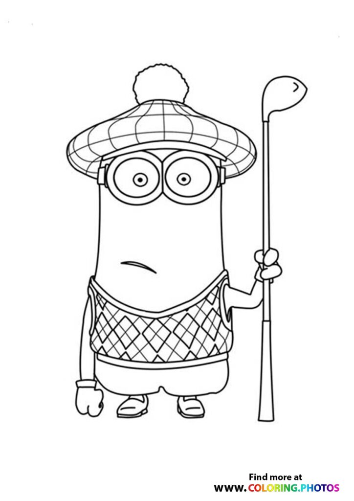 Minions - Coloring Pages for kids | Free and easy print or download