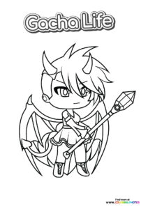 Gacha Life - Coloring Pages for kids | 100% free print or download