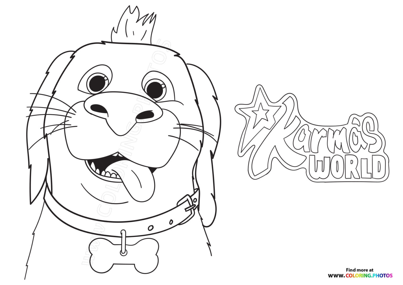 Karmas World - Coloring Pages for kids | Free and easy print or download