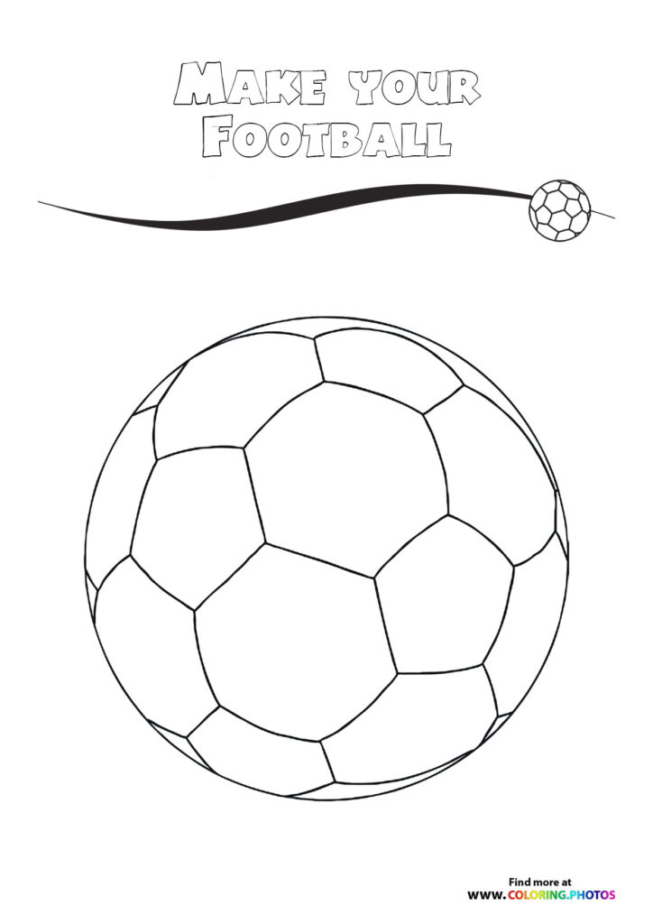 Make your World Cup football - Coloring Pages for kids