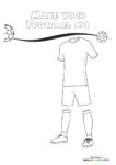 Make your World Cup football kit - Coloring Pages for kids