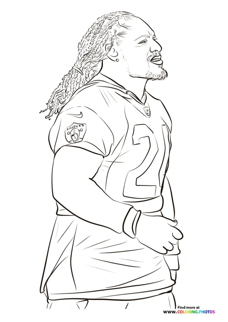 NFL Players - Coloring Pages for kids | Free print or download