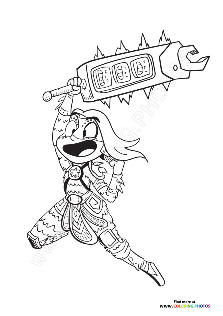 Maya and the Three - Coloring Pages for kids | Free and easy print