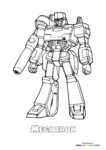 Megatron Transformers - Coloring Pages for kids