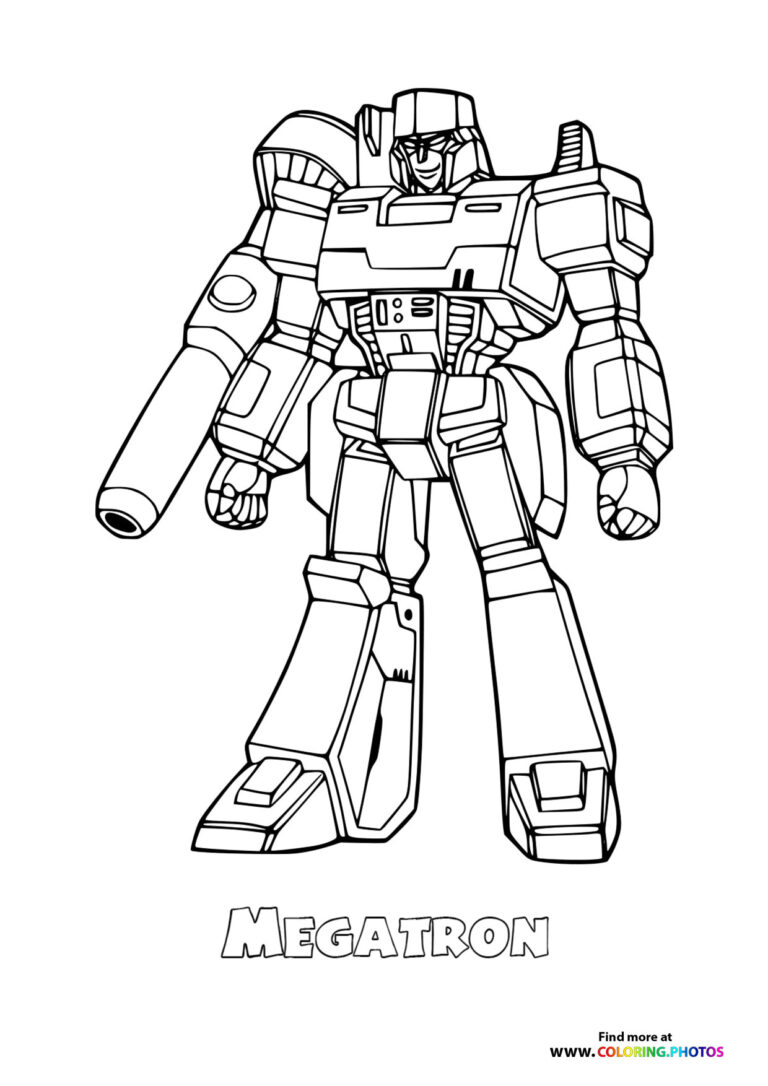 Megatron Transformers - Coloring Pages for kids