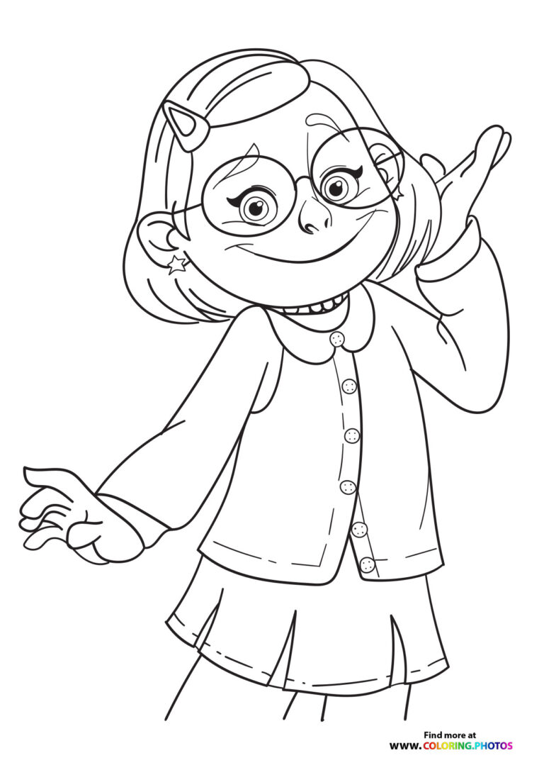 Happy Mei Lee - Coloring Pages for kids