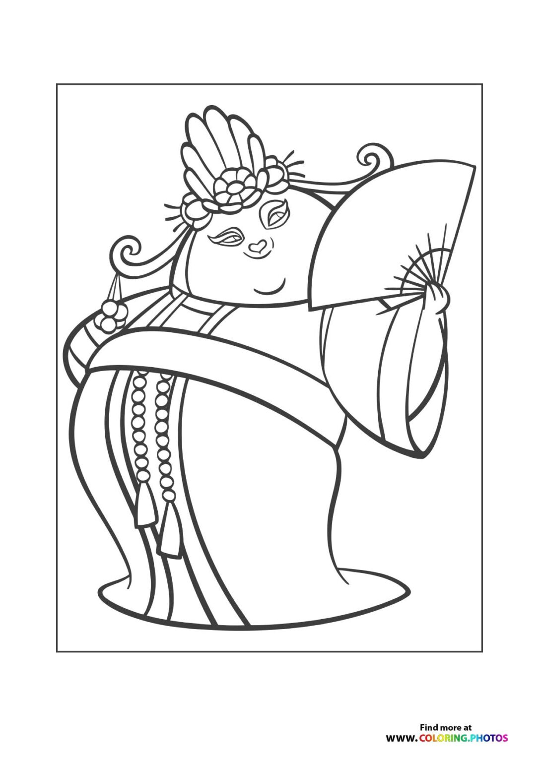 Kung Fu Panda 4 | Free colring pages and sheets for kids