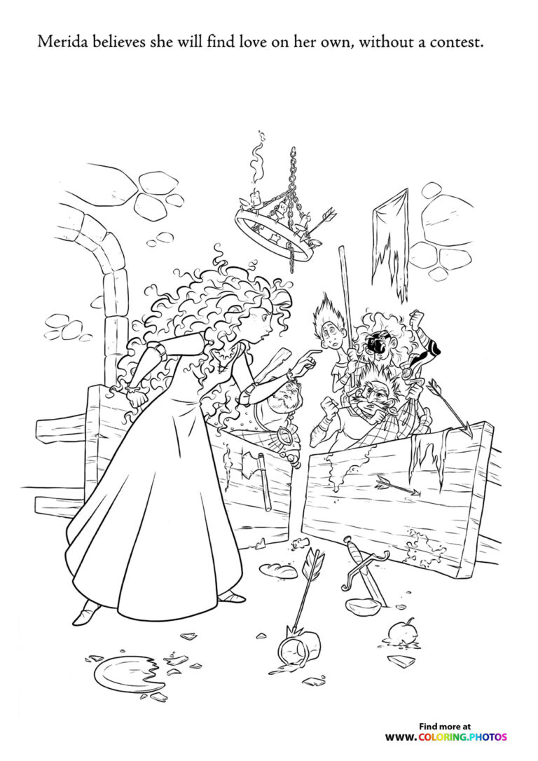Brave - Coloring Pages for kids | Free and easy print or download