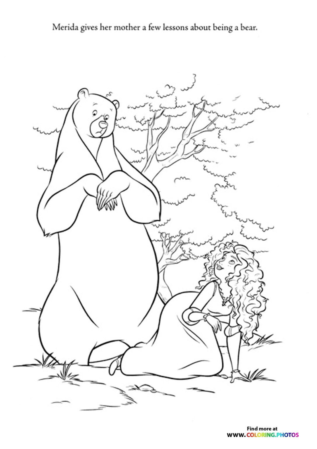 Brave - Coloring Pages for kids | Free and easy print or download