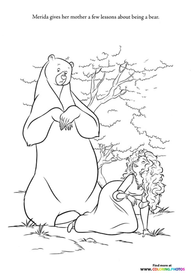 Brave - Coloring Pages for kids | Free and easy print or download