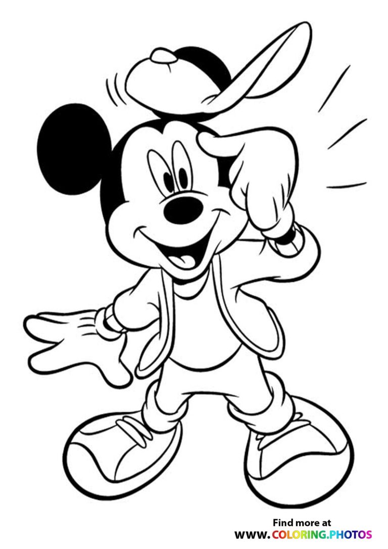 Mickey Mouse - Coloring Pages for kids | Free and easy print or download