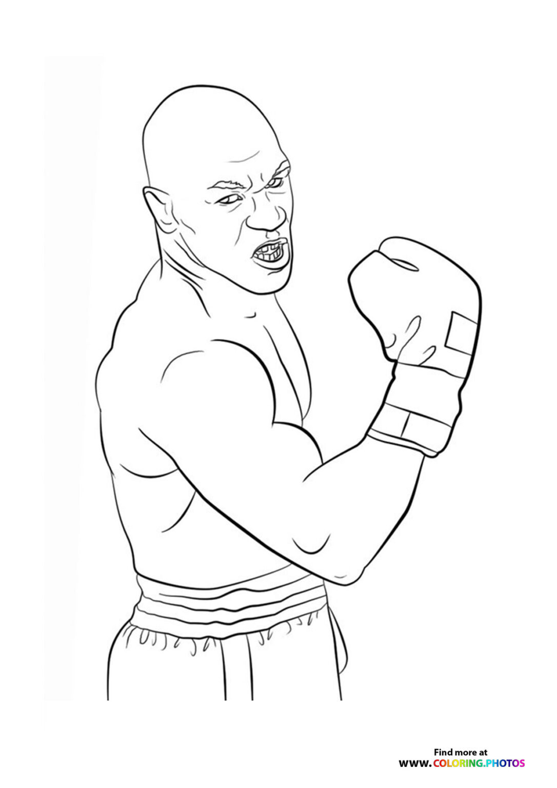 Boxing - Coloring Pages for kids | 100% free print or download