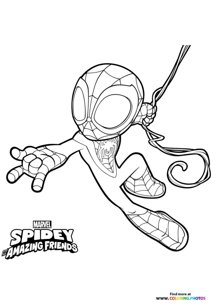 Free Spidey and His Amazing Friends Coloring Pages - Print or download