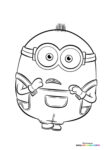 Minion Otto - Coloring Pages for kids