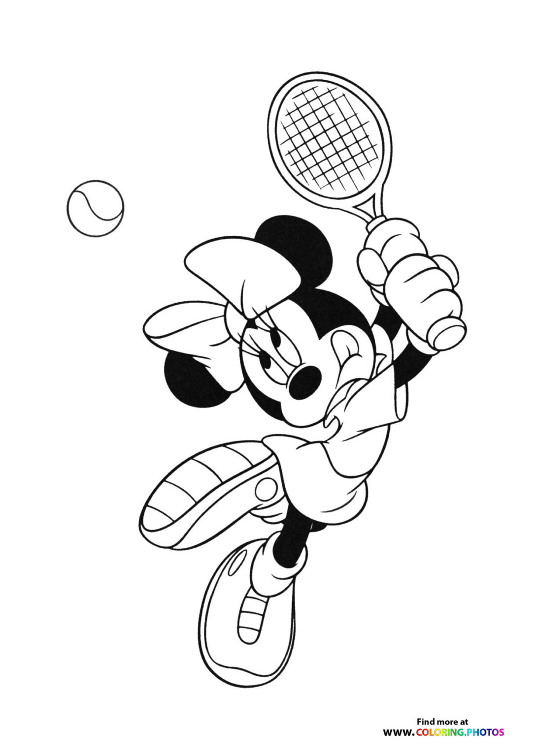 Tennis - Coloring Pages for kids | 100% free print or download