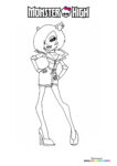 Monster High Clawdeen Wolf - Coloring Pages for kids