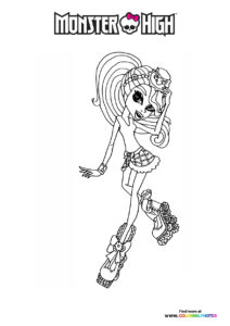 Monster High Robecca - Coloring Pages for kids