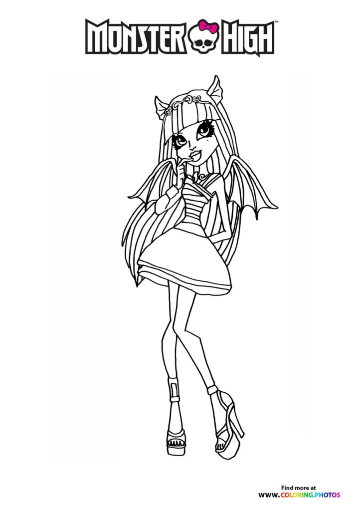Monster High logo - Coloring Pages for kids