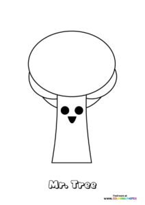 Sky Sprunki - Coloring Pages for kids