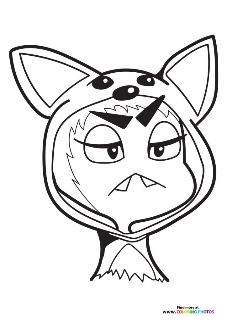 Bad Ms tarantula - Coloring Pages for kids