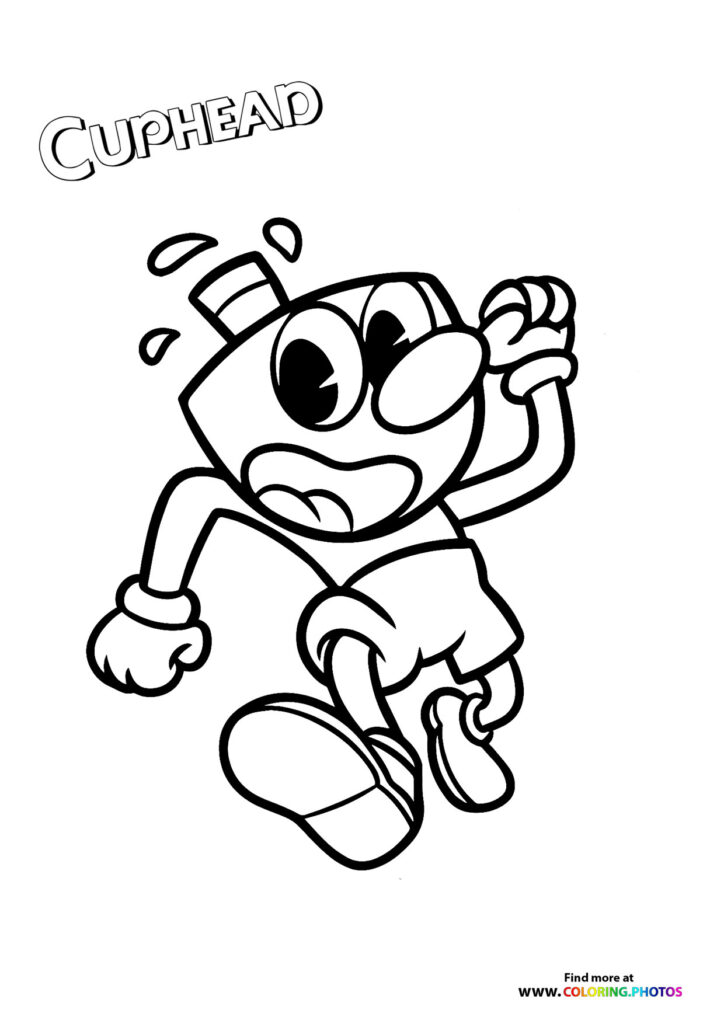 The Cuphead Show - Coloring Pages for kids | 100% free print or download