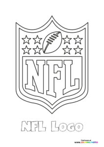 NFL logo - Coloring Pages for kids