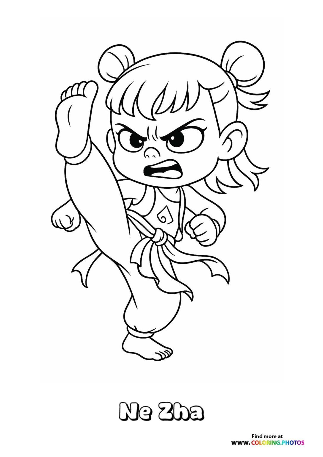 Ne Zha 2 - Coloring Pages for kids