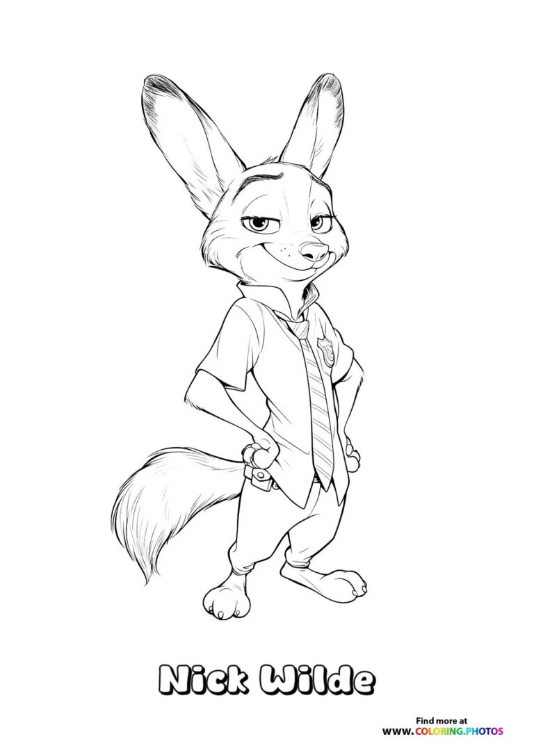 Zootopia 2 - Coloring Pages for kids