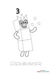 Numberblocks - Coloring Pages for kids | 100% free print or download