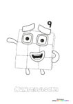 Numberblocks - Coloring Pages for kids | 100% free print or download
