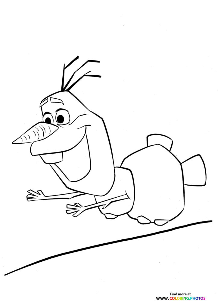 Olaf - Coloring Pages for kids | Free and easy print or download