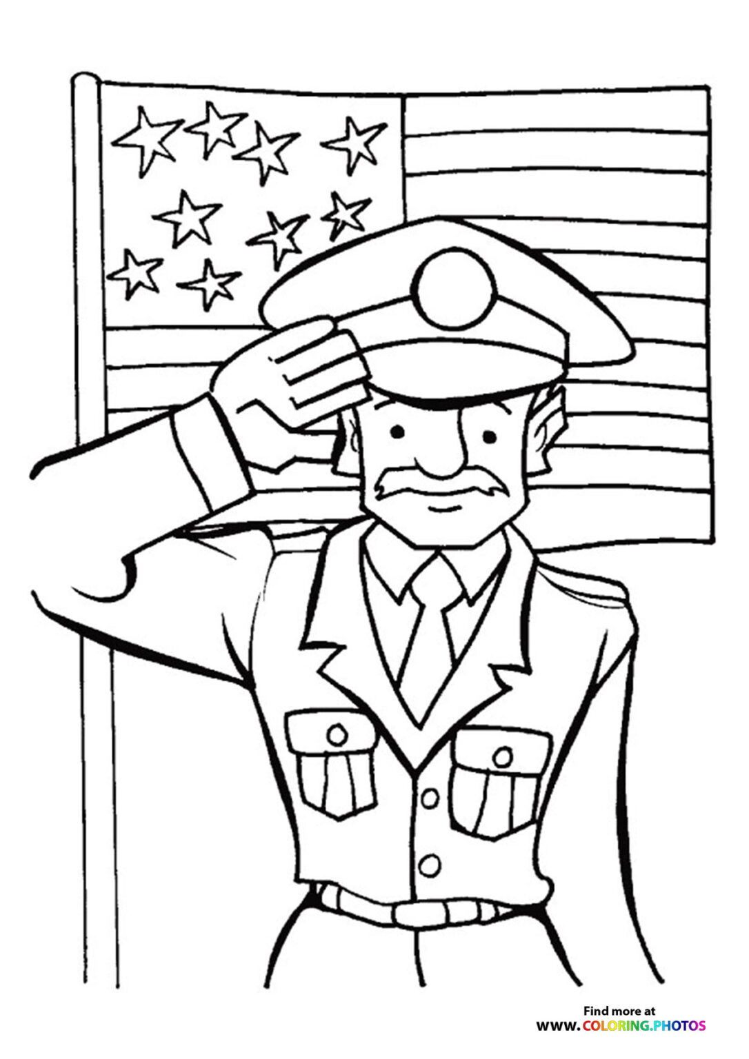Happy Presidents day - Coloring Pages for kids