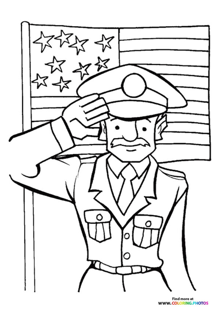 Veterans Day - Coloring Pages for kids | Free and easy print or download